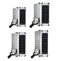 China Remote Control Radar Sensor Solar Powered LED Street Light FCC Certified for sale