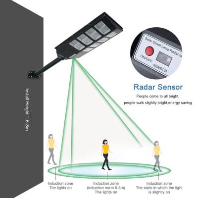Cina Efficiente lampada solare all in one pannello di silicio monocristallino 25,6V 6000K IP65 in vendita