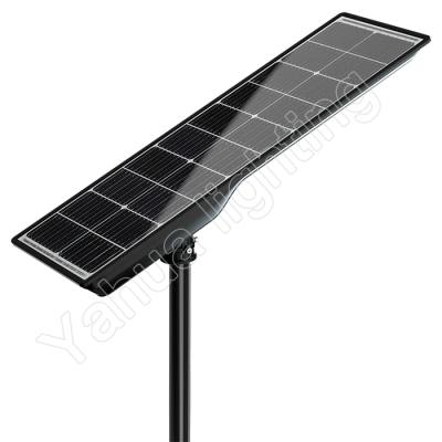 China Yahua Gepatenteerd Zwart Zonne-aangedreven LED Straatlicht Intelligente Controle 60w 80w 100w Energiebesparend Straatlicht Te koop