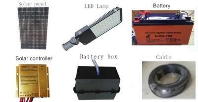 China De Gediplomeerde 60W 80W DC24V Openlucht Zonnestraatlantaarns van Ce Te koop