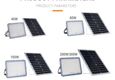 Cina 40w 6500K ha condotto le luci di inondazione solari del sensore di moto per il patio del giardino in vendita