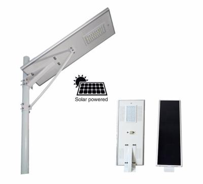 중국 하나에서 알루미늄 합금은 160Lm/W 50W 전부 태양 가로등을 지도했습니다 판매용