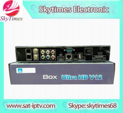 China 2015 Newest JYNXBOX ULTRA HD V12 Receiver Dual tuner slot free JB200&WIFI USB for sale