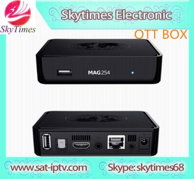 China MAG254 IPTV SET-TOP BOX /FULL HD/ 3D VIDEO STREAMING. for sale