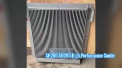 TMY SH265 SH260 Excavator Oil Cooler High Performance