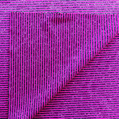 China Heather Grey/Melange/Space Dye polyester spandex  stripe fabric for sale