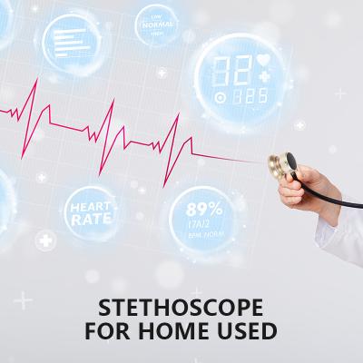 Cina Attrezzatura medica intelligente dello stetoscopio di Digitahi dell'acciaio inossidabile del dottore in vendita