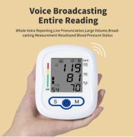 China Digital Arm Type Sphygmomanometer Intelligent Pressurization With Voice Reporting for sale