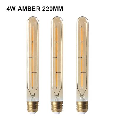 China T30 / T32 225mm Led Lamp E27 Filament 6w 110v 220v Fancy Filament Light Bulbs for sale