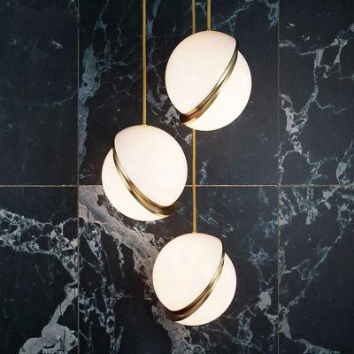 China Round Ball Design Hanging Light Pendant Lamp Fixture For Kitchen Dining Room for sale