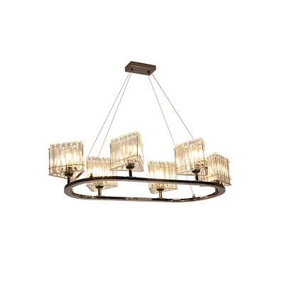 China De cristal especiais de suspensão contemporâneos conduzidos bens das luzes deixam cair para baixo à venda
