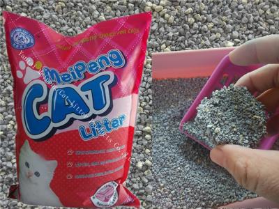 China high quality 0.5-3.0mm irregular shaped bentonite cat litter blue gray for sale