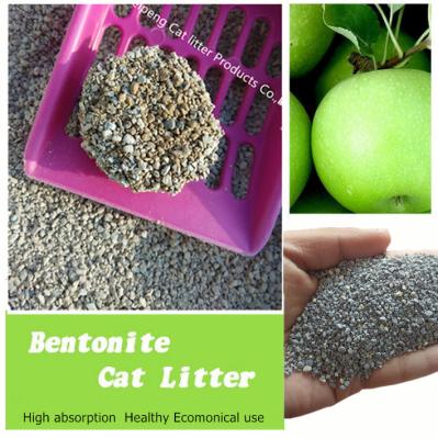 China 100% Bentonite Cat litter Apple scent for sale