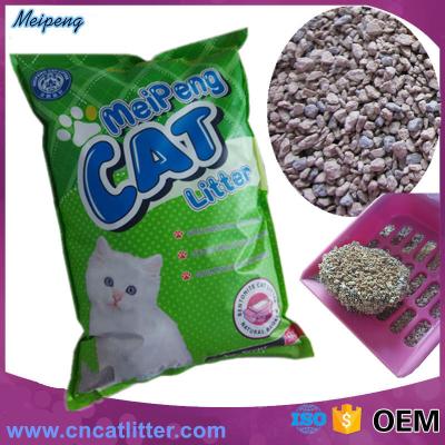 China meipeng 5L 10L bentonite cat litter clumping best clean for sale