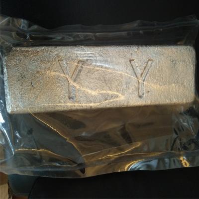 China AlY10 aluminum yttrium master alloy for sale