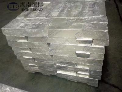 China Magnesium Lanthanum master alloy Ingot, MgLa30% MgLa25%  master  alloy ingot for sale