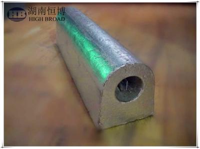 China Cathodic Protection Magnesium Anode AZ63C M1C H 1 Grade Used In Buried Steel Structure for sale