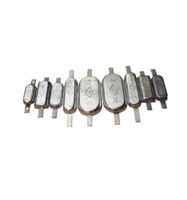 China Zinc Hull anode  for Ship Marine Sacrificial Zinc Anode for sale