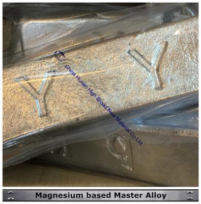 China Y-Based Magnesium Master Alloy MgY Alloy Square / Round Bar for sale