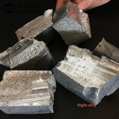China MgEr10 MgEr20 Magnesium Master Alloy Ingot Fit Improving Magnesium Alloy Performance for sale