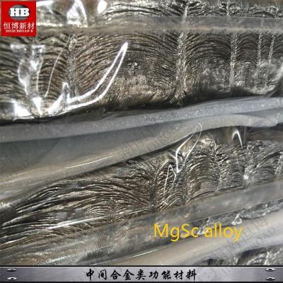 China Magnesium Alloys , Aluminium Master Alloy Ingot Magnesium Scandium Alloy for sale