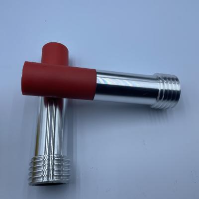 China OEM Sandblasting Nozzle With Fine Coarse Thread For Wear Resistant Boron Carbide Nozzle for sale
