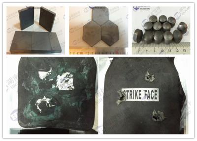 China NIJ IV M2 AP Bulletproof Plates , Kevlar Ballistic SiC Silicon Carbide Body Armor Ceramic Plate for sale