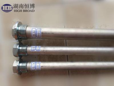 China Mg Anodes Water Heater Anode Replacement With Diameters Ranging From 0.500" To 2.562" With Stainless Steel Caps for sale