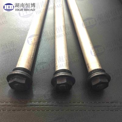 China AZ31 And Pure Magnesium Water Heater Anode Rod Bar 19mm 26mm for sale