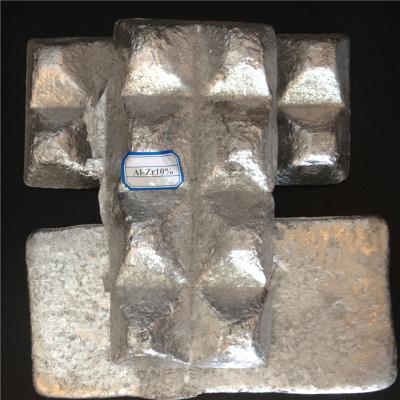 China Ingot Shape High Purity Aluminium Master Alloy AlTi AlCu AlV AlSr AlZr for sale