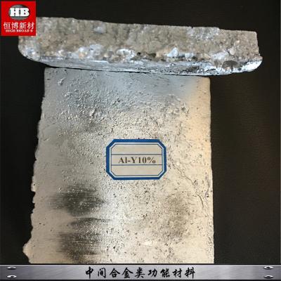 China Fast Dispatch China Supplier YAl Yttrium Aluminum Master Alloy Y 80% Al 20% ingot for sale