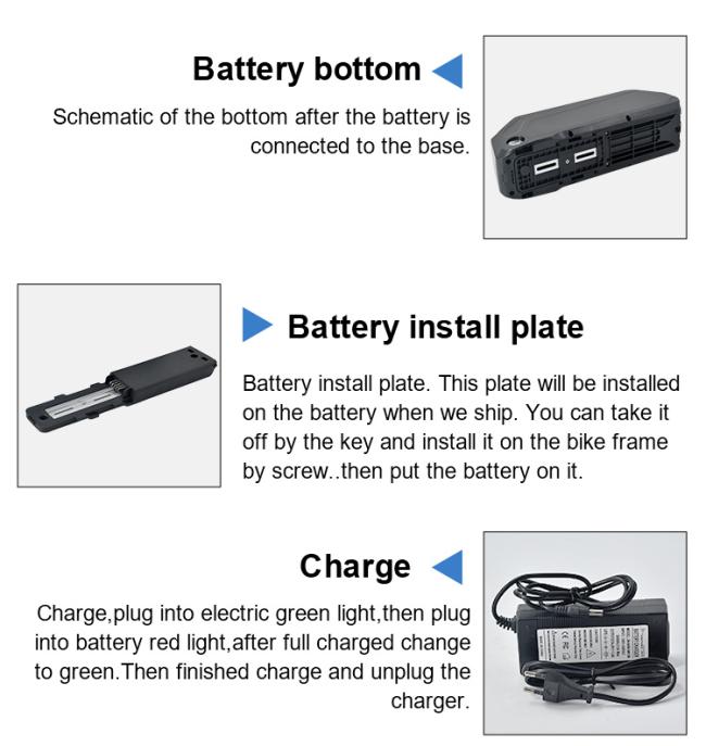 36V 48V 52volt E Bike Batteries 13ah 15ah 17.5ah Hailong Ion Battery Akku Case Box Electric Bicycle