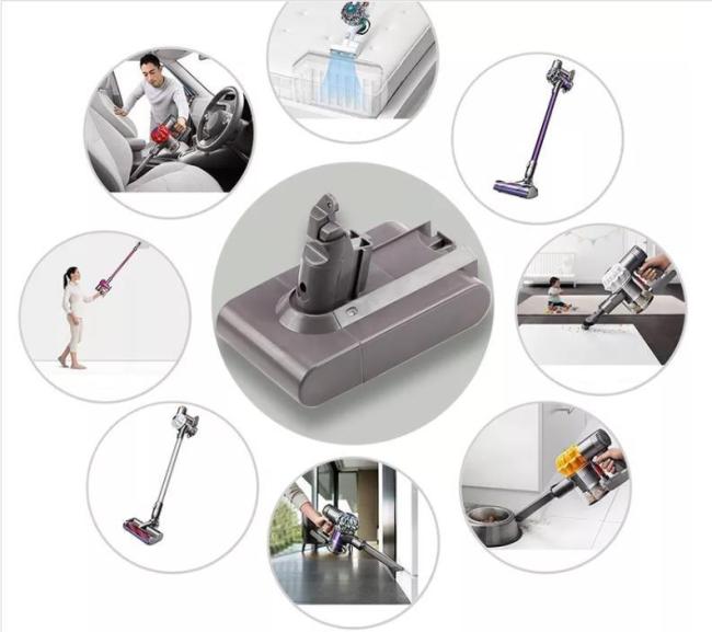 21.6V 4.0ah Li-ion Battery with LG Cell for Dyson V7 Series Sv11 V7 Motorhead Fluffy V7 Animal V7 Trigger V7 PRO Vacuum Cleaner Custom Li-ion Battery