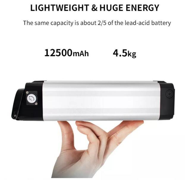 36V 15ah Custom Rechargeable Lithium Ion Battery for Electric Bicycle 36V 48V E Bike Battery Down Tube Recharable Battery for Bike