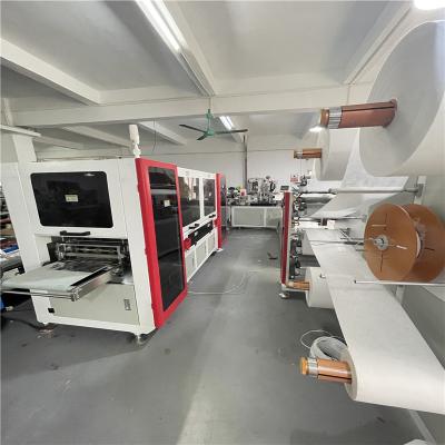 Cina High speed 150 pcs/min KF94 mask packaging machine printer automatic mask packaging machine in vendita