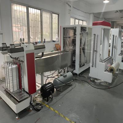 Cina Maschere di protezione a senso unico unite globali kf94 della macchina imballatrice delle maschere del rotaryface di flusso del pacchetto 150/min di garanzia che imballano machin in vendita