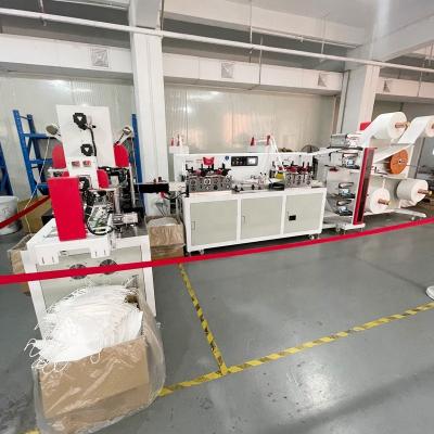 中国 Speed 180 pieces/min Global Warranty  Fully Automatic 1+1 Facemask Making Machine KF94 Face Mask Making Machine 販売のため