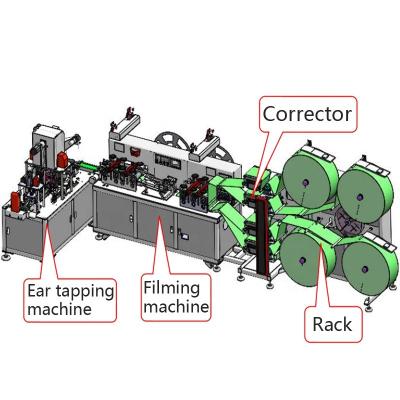 中国 Global Warranty Good Quality high speed Kf94 Mask Machine 180pcs Kf94 Mask Machine Fish mask production equipment 販売のため