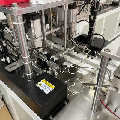 China Speed 180 pieces/min mask machine kf94 ultrasonic mashine qintech foldingcrescent kf94 fish mask making machine for sale