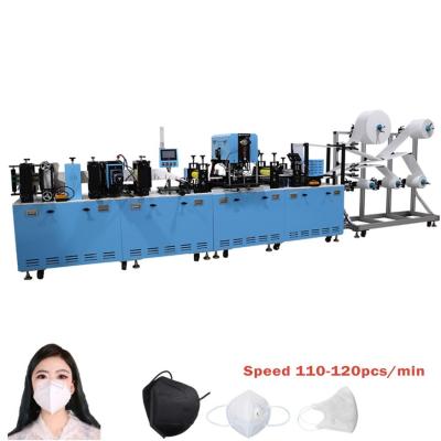 China 20KW Gesichtsmaske der Kindkn95, die Maschine 120pcs/Min Full Automatic herstellt zu verkaufen