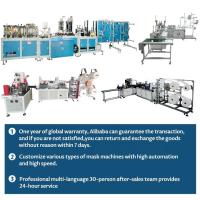 China 220V N95 Mask Machine Nonwoven Fabrics Fully Automatic PLC for sale