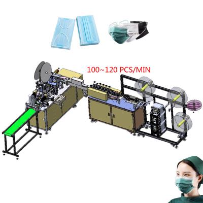 China High Speed 160pcs/Min 3 Ply Ultrasonic Earloop Welding Machine for sale