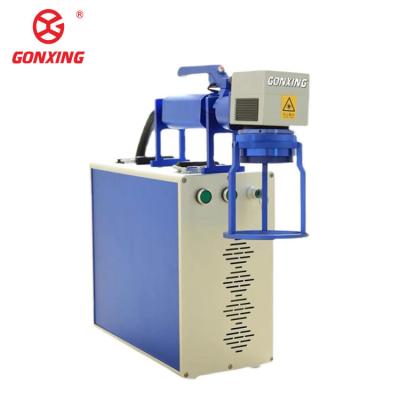 China 60 KG Weight Mini Portable Handheld Pulsed Fiber Laser Marking Machine for Metal and Non Metal Versatile Applications for sale