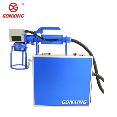 China 60 KG Weight Mini Portable Handheld Pulsed Fiber Laser Marking Machine for Metal and Non Metal Versatile Applications for sale