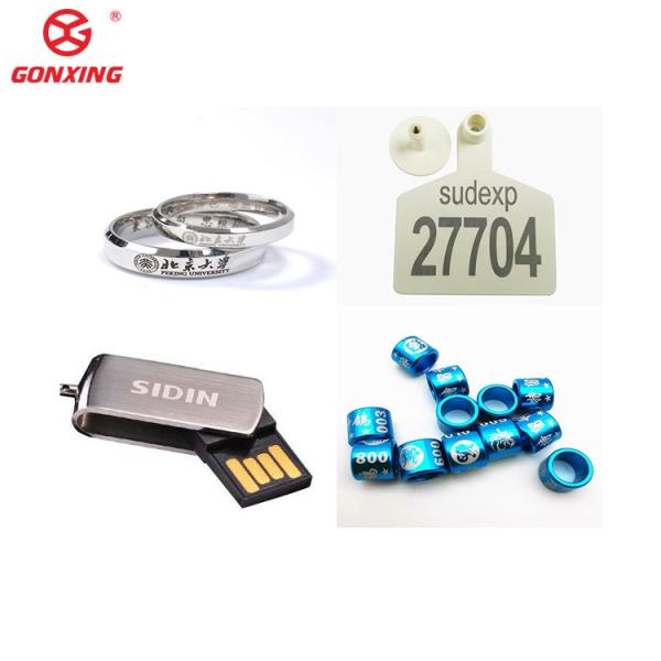 Quality Air-cooled Design 20W 30W Portable Desktop Fiber Laser Marking Machines for for sale