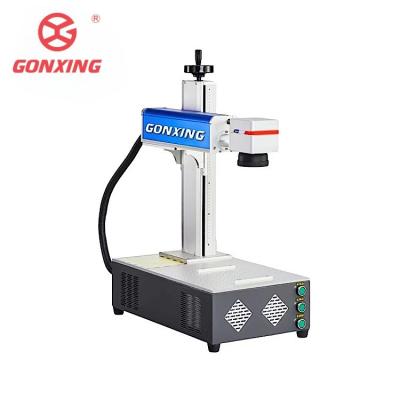 China JCZ Control System 20w 30w Mini Portable Fiber Laser Engraving Machine for Metal Materials 110mm*110mm Marking Area for sale