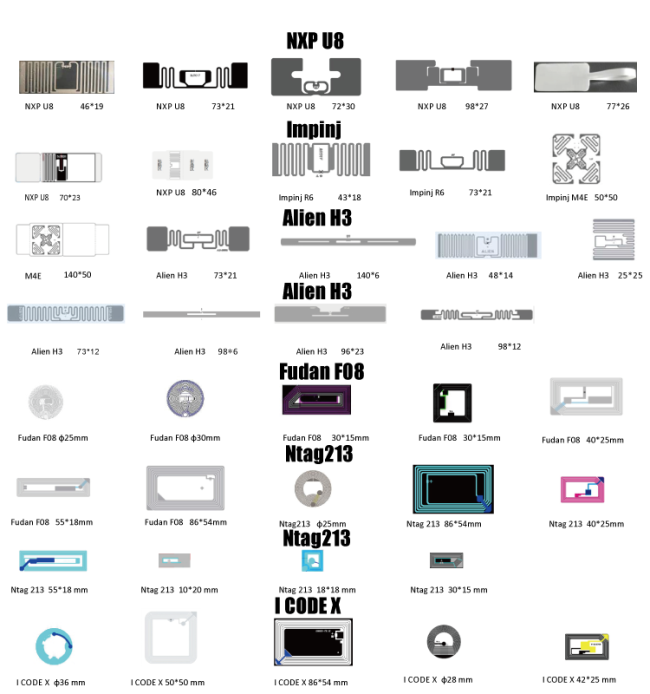 EPC Class 1 Gen 2 rfid windshield stickers label