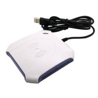 China ABS PCBA Desktop RFID Reader MI-FARE Card Encoder 13.56MHz USB for sale