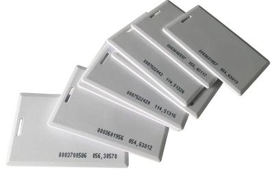 Cina 1.8mm 13,56MHZ RFID PVC Fudan M1 F08 MI-FARE Chip Proximity Clamshell Card in vendita