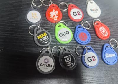 Cina 125Khz Proximity ID Card Chip TK4100 RFID Keychain Key Tags Controllo degli accessi in vendita